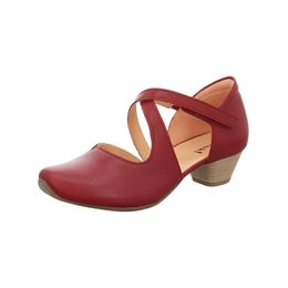 Think! THINK Damen Pumps "Think Pumps Leder", Gr. 40,5, rot, Leder, Schuhe