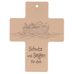 Symbolkreuz aus Metall - Arche Noah (1 St&uuml;ck)