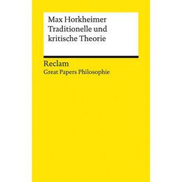 Traditionelle und kritische Theorie