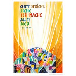 bene! Jahreslosung Andreas Felger 2026, Kunstdruck 63 x 92 cm