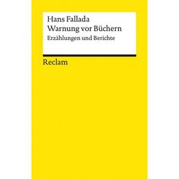 Warnung vor B&uuml;chern