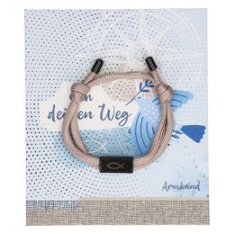 Textil-Armband &raquo;Geh deinen Weg&laquo;