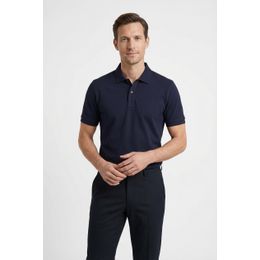 OLYMP Herren Poloshirt "Casual", blau, Gr. S, Piqu&eacute;, Obermaterial: 100% Baumwolle, Shirts