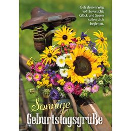 Sonnige Geburtstagsgr&uuml;&szlig;e