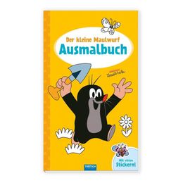 Tr&ouml;tsch Der kleine Maulwurf Ausmalbuch mit Stickern