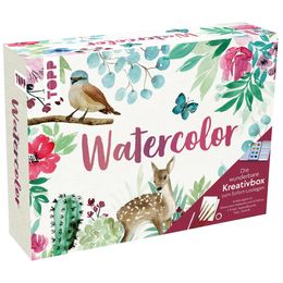 Watercolor - Die wunderbare Kreativbox. Mit Anleitungsbuch und Material