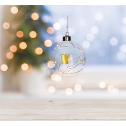 Glaskugel mit LED-Lichterkette - Ein Engel f&uuml;r dich (1 St&uuml;ck)