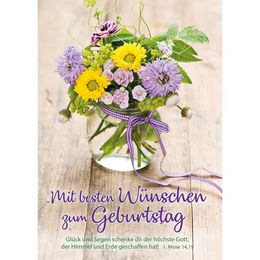 Mit besten W&uuml;nschen zum Geburtstag