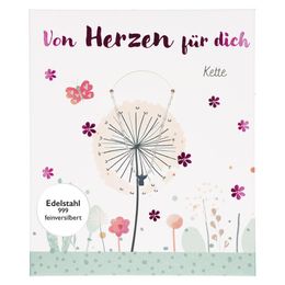 Edelstahl-Kette - Von Herzen f&uuml;r dich (1 St&uuml;ck)