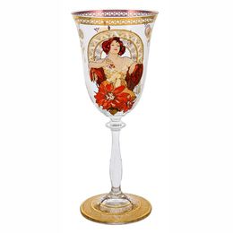 Weinglas &raquo;Mucha &ndash; Rubin&laquo;