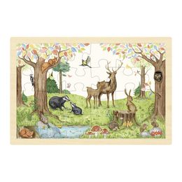 Einlegepuzzle &raquo;Auf der Waldlichtung&laquo;