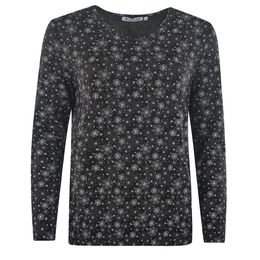 Damen-Langarmshirt &raquo;Blumenmuster&laquo;
