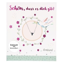 Edelstahl-Armband - Sch&ouml;n, dass es dich gibt (1 St&uuml;ck)