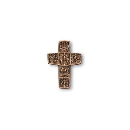 Bronzereliefkreuz Stationen aus dem Leben Jesu (1 St&uuml;ck)