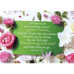 Ich lasse euch ein Geschenk zur&uuml;ck