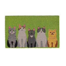 Esschert Design T&uuml;rmatte &raquo;Katzenfreunde&laquo;