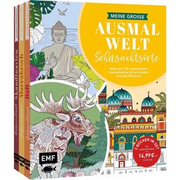 Meine gro&szlig;e Ausmalwelt -Sehnsuchtsorte