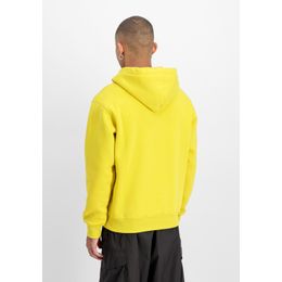 Herren Hoodie "Basic Hoodie BL"cyber, Gr. XXL, Alpha Industries, Obermaterial: 80% Baumwolle, 20% Polyester, Sweatshirts