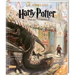 Carlsen Verlag Harry Potter und der Feuerkelch (farbig illustrierte Schmuckausgabe) (Harry Pott...