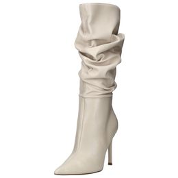 Steve Madden Stiefel Damen Gr&ouml;&szlig;e 42 beige Winterschuhe