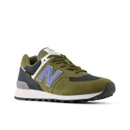 Sneaker New Balance "574", Herren, Gr. 42, lighter nb burgundy, Leder, Synthetik, Textil, Schuhe Sneaker