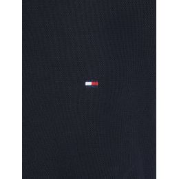 Tommy Hilfiger Herren Poloshirt "1985 SLIM POLO", blau, Basic, Gr. S, unifarben, Piqu&eacute;, Obermaterial: 97% Baumwolle, 3% Elasthan, Shirts, mit