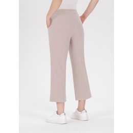 Stehmann Damen Culotte "Fenja2-658"simply taupe, Gr. 46, Stoff, Obermaterial: 65% Viskose, 30% Polyamid, 5% Elasthan, Hosen, Sommerhose mit