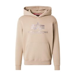 Alpha Industries Sweatshirt 'Carbon' Beige size L