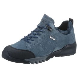 Waldl&auml;ufer Trekkingschuh WALDL&Auml;UFER "H-AMIATA", Damen, Gr. 6,5, blau (jeansblau), Gummi, Textil, Veloursleder, Schuhe Trekkingschuh, Freizeitschuh, Halbschuh, Outdoorschuh mit TEX-Ausstattung, H-Weite, Topseller