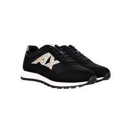 Armani Exchange Damen Sneaker "Sneaker SNEAKER DROP MICROSUEDE 1er Pack", Gr. 39, schwarz, Obermaterial: 100% Polyester PES. Futter: 100% Polyester