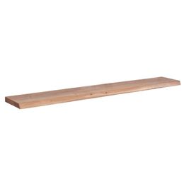 Wohnling WL6.517 Wandregal mit Baumkante Akazie 160 cm x 26 cm x 4 cm