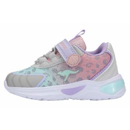 Kangaroos M&auml;dchen Sneaker "K-SLG KAUAI EV", Gr. 30, bunt, Mesh, Synthetik, Schuhe, Blinkschuh