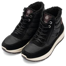 Ara Damen Sneakerboots "NEW YORK", Gr. 3,5, schwarz, Textil, Veloursleder, Schuhe, Winterboots, Snowboots mit Gore-Tex, H-Weite