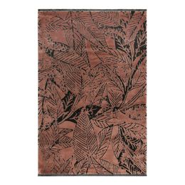 Teppich Esprit "Inga", cognac braun, B:200cm H:10mm L:290cm, Polyester, Teppiche, Teppich, Kurzflorteppich, gewebt, floral, modern, Wohnzimmer, natur
