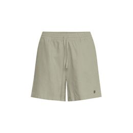 oxmo Damen Bermudas "Bermuda OXAlgea", gr&uuml;n, Gr. 44, Obermaterial: 55% Leinen LI. 45% Viskose CV., Hosen