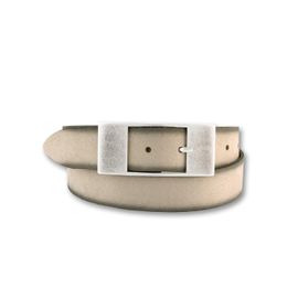 Bernd G&ouml;tz BERND G&Ouml;TZ Damen Lederg&uuml;rtel "Lederg&uuml;rtel mit dekorativer, fl&auml;chiger Designschlie&szlig;e", beige, Gr. 95, Rindsleder, G&uuml;rtel