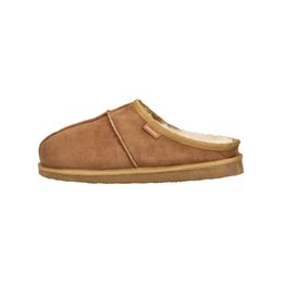 Shepherd Herren Hausschuh "Shepherd Hausschuhe Veloursleder", Gr. 42chestnut, Veloursleder, Schuhe