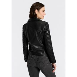 Mauritius Damen Lederjacke "MWCady"schwarz, Gr. XL, unifarben, Obermaterial: 100% Schafsleder. Futter: 100% Baumwolle. &Auml;rmelfutter: 92% Polyester, 8%