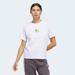 Damen T-Shirt "W DESTIADI T 2", wei&szlig;, Gr. XL, adidas Sportswear, Obermaterial: 100% Baumwolle, Shirts