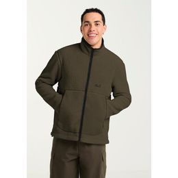 Jack Wolfskin Herren Fleecejacke "STONE LITE JKT M", braun, Gr. M, Obermaterial: 100% Polyester. Futter: 100% Polyester, Jacken, Sherpa-Fleecejacke,