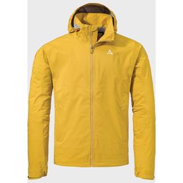 Sch&ouml;ffel Outdoorjacke SCH&Ouml;FFEL "2.5L Jacket Tarvis M", Herren, Gr. 52, gelb (5205, gelb), Oberstoff: 100% Polyester, regular fit, hoch geschlossener Ausschnitt, Jacken Outdoorjacke