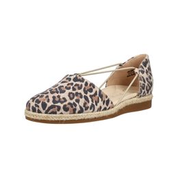 Paul Green Damen Espadrille "Paul Green Halbschuhe Leder", Gr. 37,5leopard, Leder, Schuhe