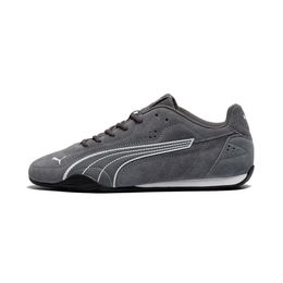 Puma Damen Sneaker "CATCH SD", Gr. 42,5, grau, Leder, unifarben, Schuhe, f&uuml;r sportliche und l&auml;ssige Looks, mit Leder-Obermaterial