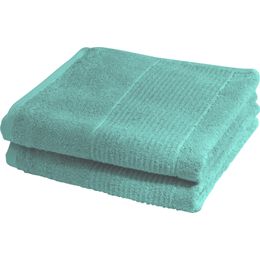 Badetuch Fleuresse "2828", blau (lagoon, blau), B:90cm L:200cm, Frottier, Obermaterial: 100% Baumwolle, Handt&uuml;cher, Badetuch, Duschhandt&uuml;cher, Handt&uuml;cher, Walkfrottee, 100% Baumwolle