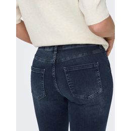 Only Damen Skinny-fit-Jeans "ONLBLUSH MID SKINNY DNM REA409 NOOS", blau, Gr. XL, Denim/Jeans, Obermaterial: 92% Baumwolle, 6% Elastomultiester, 2%