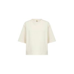 Blusentop soyaconcept "Soya Concept Shirt SC-ANGELIN", Damen, Gr. L, 1620 cream, Obermaterial: 60% Baumwolle, 40% Polyester, Blusen Blusentop