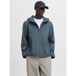Jack & Jones JACK & JONES Herren Outdoorjacke "JJEFLYNN FUNCTIONAL JACKET NOOS", grau, Gr. XS, unifarben, Web, Obermaterial: 100% Polyester, Jacken, mit Kordelzug