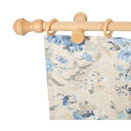 Gardinenstange SN DECO GROUP, L:320cm, beige, Holzwerkstoff, Gardinenstangen, "Ares", 28 mm, Holz, verschiedene L&auml;ngen und Farben, Komplettset