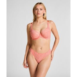 Hunkem&ouml;ller HUNKEM&Ouml;LLER Damen String "String Daisy", Gr. Mrosa, 90% Polyamid, 10% Elasthan, Unterhosen