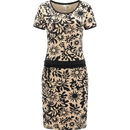 Ragwear Damen Sommerkleid "Baomi Summer YOUMODO", beige, Gr. S, Material: 100% Baumwolle, Kleider, Damen Minikleid in sommerlichem Print